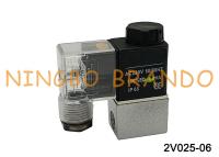 China 2V025-06 Normally Closed Air Water Oil Solenoid Valve G1/8'' 220V 110V 24V for sale