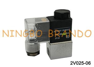 China 2V025-06 Normally Closed Air Water Oil Solenoid Valve G1/8'' 220V 110V 24V for sale