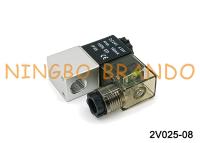 China 2V025-08 24V DC 2/2 Pneumatic Solenoid Valve 1/4 Inch for sale