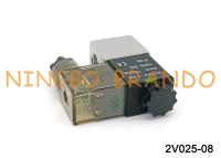 China 2V025-08 24V DC 2/2 Pneumatic Solenoid Valve 1/4 Inch for sale