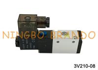 China 3V210-08 Pneumatic Solenoid Valve 3/2 Way Air Control Valve 220V 24V for sale