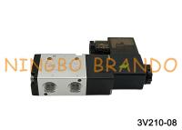 China 3V210-08 Pneumatic Solenoid Valve 3/2 Way Air Control Valve 220V 24V for sale
