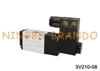 China 3V210-08 Pneumatic Solenoid Valve 3/2 Way Air Control Valve 220V 24V for sale