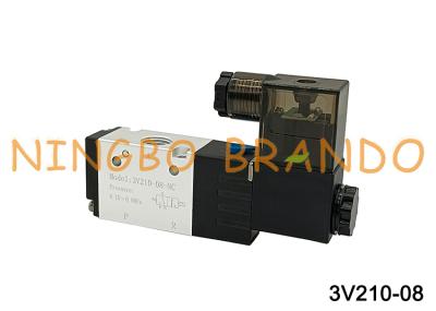 China 3V210-08 Pneumatic Solenoid Valve 3/2 Way Air Control Valve 220V 24V for sale