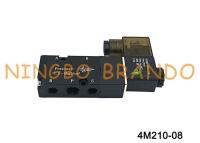 China AirTAC Type 4M210-08 Solenoid Valve 5/2 Way Pneumatic Directional Valve for sale