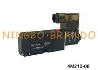 China AirTAC Type 4M210-08 Solenoid Valve 5/2 Way Pneumatic Directional Valve for sale