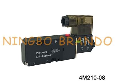 China AirTAC Type 4M210-08 Solenoid Valve 5/2 Way Pneumatic Directional Valve for sale