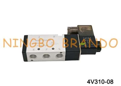 China AIRTAC Type 4V310-08 Solenoid Valve 5/2 Way Pneumatic Valve 1/4 Inch Single Solenoid for sale