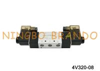 China AIRTAC Type 4V320-08 Solenoid Valve 5/2 Way Double Solenoid Pneumatic Valve 1/4 Inch for sale