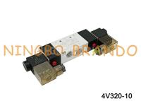 China AIRTAC Type 4V320-10 Solenoid Valve 5/2 Way Double Solenoid Pneumatic Valve 3/8 Inch for sale