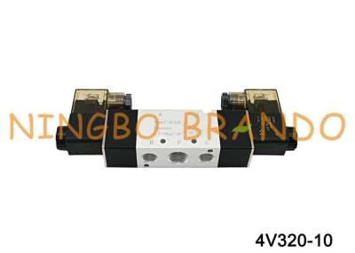China AIRTAC Type 4V320-10 Solenoid Valve 5/2 Way Double Solenoid Pneumatic Valve 3/8 Inch for sale