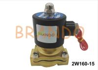 China DN15 Internal Thread Port 2W160-15 Pneumatic Water Diaphragm Valve For Wastewater Treatment for sale