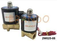 China DN8 2/2 Way 2W025-08 Pneumatic Water Solenoid Valve Brass Body NBR Diaphragm for sale