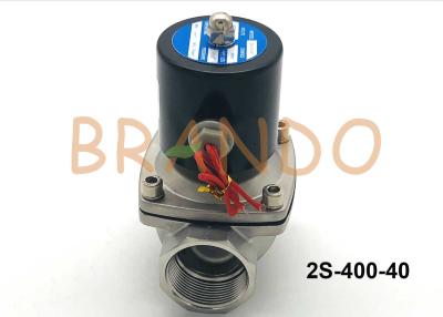 China 2 Position 2 Way Solenoid Valve / Direct Acting Stainless Steel Water Valve for sale