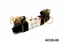 China DC / AC 1/4'' Solenoid Pneumatic Valve For Double Acting Pneumatic Cylinder for sale