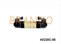 China 0-8 Bars 5 / 2 Double Electric Solenoid Valve 4V230C-06 For Pneumatic for sale