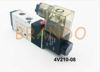 China 200 Series 1/4'' Pneumatic Cylinder Valve 4V210-08 Working Pressure 0.15-0.8MPa for sale