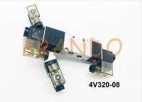 China 1/4'' 5/2 Way Pneumatic Cylinder Valve 4V320-08 DC12V DC24V AC110V AC220V AC380V for sale