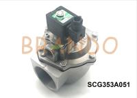 China Angle Type Normally Closed Solenoid Valve / 2-1/2
