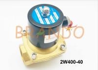China Professional Application in Water Treatment 1 1/2'' Automation Solenoid Water Valve 2W400-40 for sale