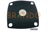 China 2 Inch Black Square Nitrile Rubber Diaphragm 2W500 For Solenoid Water Valve for sale