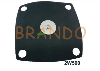 China 2 Inch Black Square Nitrile Rubber Diaphragm 2W500 For Solenoid Water Valve for sale