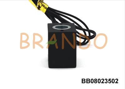 China 4V110 Series Valve Solenoid Coil With Flying Leads φ8 Diameter Plastic / Brass Material for sale