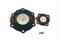China Pulse Blowing System Solenoid Valve Diaphragm Joil Type 1 1/2'' Black Nitrile Rubber Material for sale