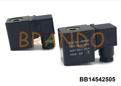 China AC220V/DC24V Time Controlled Automatic Drain Valve Solenoid Coils Hole 14 Height 42 for sale