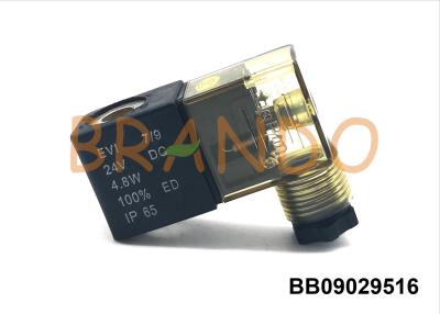 China AMISCO Type EVI 7/9 AMP 6.3x0.8 4V Series Pneumatic Solenoid Valve Coil 9 Diameter DC12V/24V for sale
