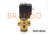 China 24V DC VX31 / VX32 / VX33 Direct Operated 3 Port Pneumatic Solenoid Valve For Air / Water for sale