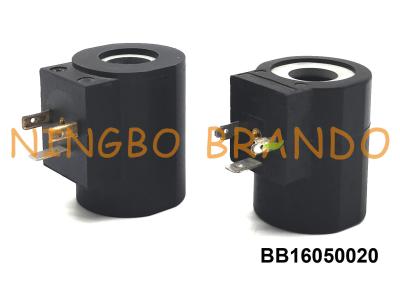 China EVI 3P/16 AMISCO Type Hydraulic Solenoid Coil DIN 43650A DC24V AC220V 16mm x 37.5mm x 50mm for sale