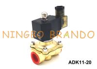 China G3/4'' DN20 ADK11-20G / 20A / 20N CKD Type Pilot Kick 2 Way Brass Solenoid Valve DC24V AC220V for sale