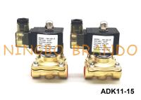 China G1/2'' DN15 CKD Type Solenoid Valve ADK11-15A/G/N Pilot Operated 2 Way Diaphragm Structure for sale