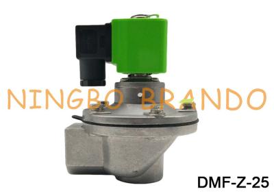 China 1 Inch Right Angle Pneumatic Pulse Valve Die Casting Aluminum Body AC220V AC110V AC24V DC24V for sale