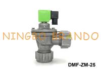 China 1'' DN25 DMF-ZM-25 SBFEC Type Nitrile Diaphragm Valve With Fixed Nut DC24V AC110V AC220V for sale