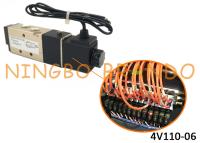 China AirTAC Type 4V110-06 5/2 Way Pneumatic Solenoid Valve Aluminum Body For Face Non Woven Making Machine for sale