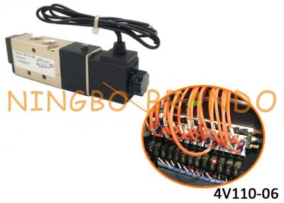 China AirTAC Type 4V110-06 5/2 Way Pneumatic Solenoid Valve Aluminum Body For Face Non Woven Making Machine for sale