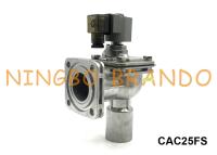 China CAC25FS Goyen Type Dust Collector Pulse Jet Valve 1 1/2 Inch Inlet Flanged 24VDC 220VAC for sale