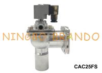 China 1.5 Inch Flanged Port CAC25FS Dust Collector Diaphragm Pulse Valve 24V DC 220V AC for sale