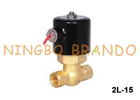 China UNI-D Type US-15 2L-15 Steam Brass Solenoid Valve AC110V AC220V DC24V for sale