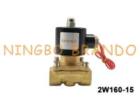 China 1/2'' UNI-D Type UD-15 2W160-15 Brass Solenoid Valve AC220V AC110V DC24V For Water Gas Oil for sale
