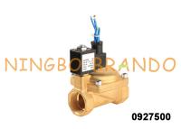 China 1-1/4'' 0927500 Normally Closed Brass Solenoid Fluid Control Valve For Air Compressor for sale
