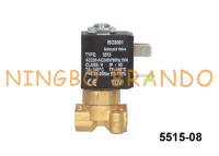 China 2 Way NC Brass Solenoid Valve For Coffee Machine 5515 Ceme Type 230VAC 220VAC 24VDC for sale