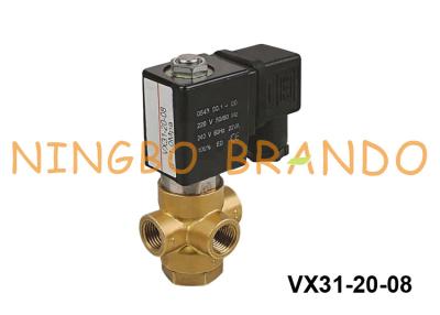 China 1/4 1/8 Inch 3 Way Quick Exhaust Brass Solenoid Valve VX31 VX32 VX33 VMI 230V 110V 24V for sale