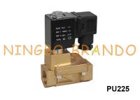 China 2/2 Way NC Shako Type Brass Solenoid Valve 3/4'' PU225-03 1/2'' PU225-04 220V 24V for sale