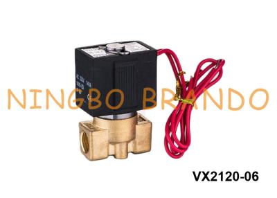 China SMC Type Brass Solenoid Valve For Water 1/8'' VX2120-06 1/4'' VX2120-08 220V 24V for sale