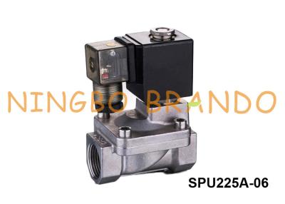 China Shako Type Stainless Steel Solenoid Valve 3/4'' SPU225A-06 1'' SPU225A-08 220VAC 24VDC for sale
