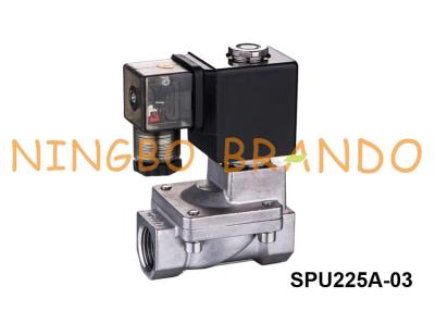 China Shako Type Stainless Steel Solenoid Valve 3/8'' SPU225A-03 1/2