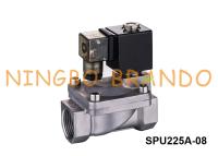 China Electric Stainless Steel Solenoid Valve 1/2'' SPU225A-08 1/2'' SPU225A-12 24V DC 220V AC for sale